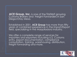 Ace Group,Inc. English | PPT