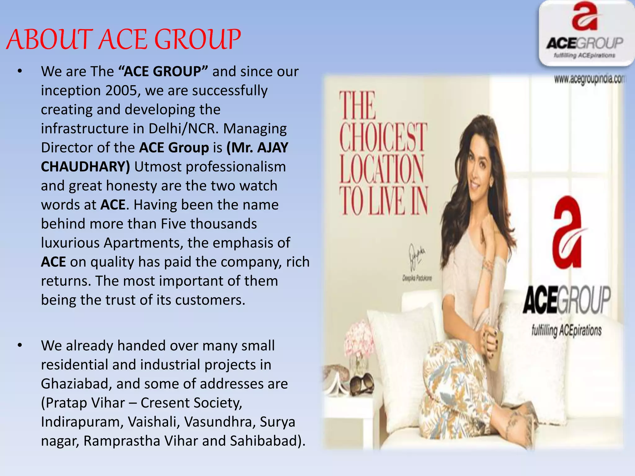 Ace group presentation | PPTX