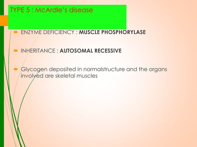 GLYCOGEN STORAGE DISORDERS | PPT
