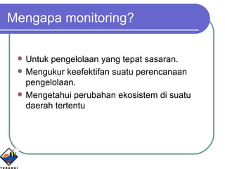 Perencanaan Monitoring | PPT