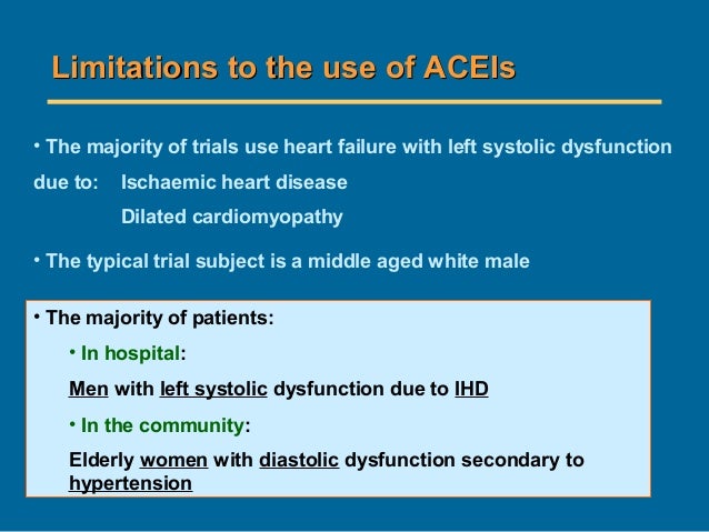 ACE-I in heart failure