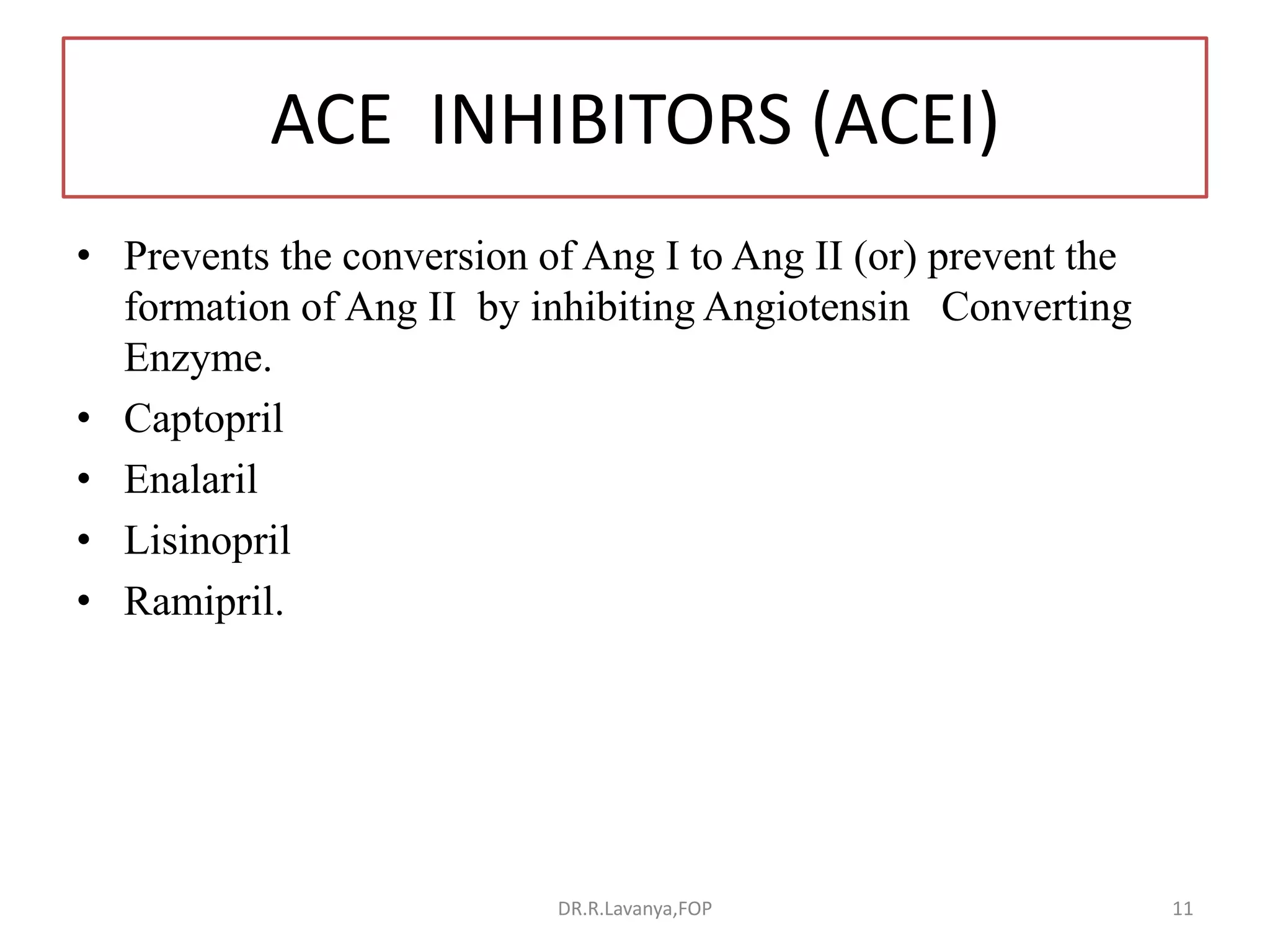 ACE Inhibitors & ARBs | PDF