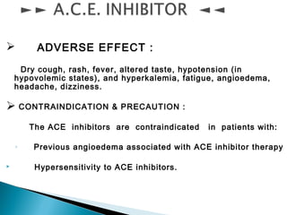 Ace inhibitor | PPT