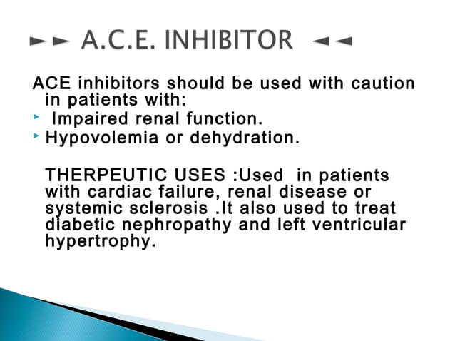 Ace inhibitor