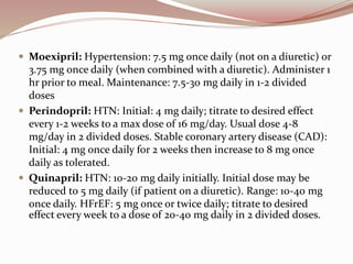Aceinhibitors | PPTX