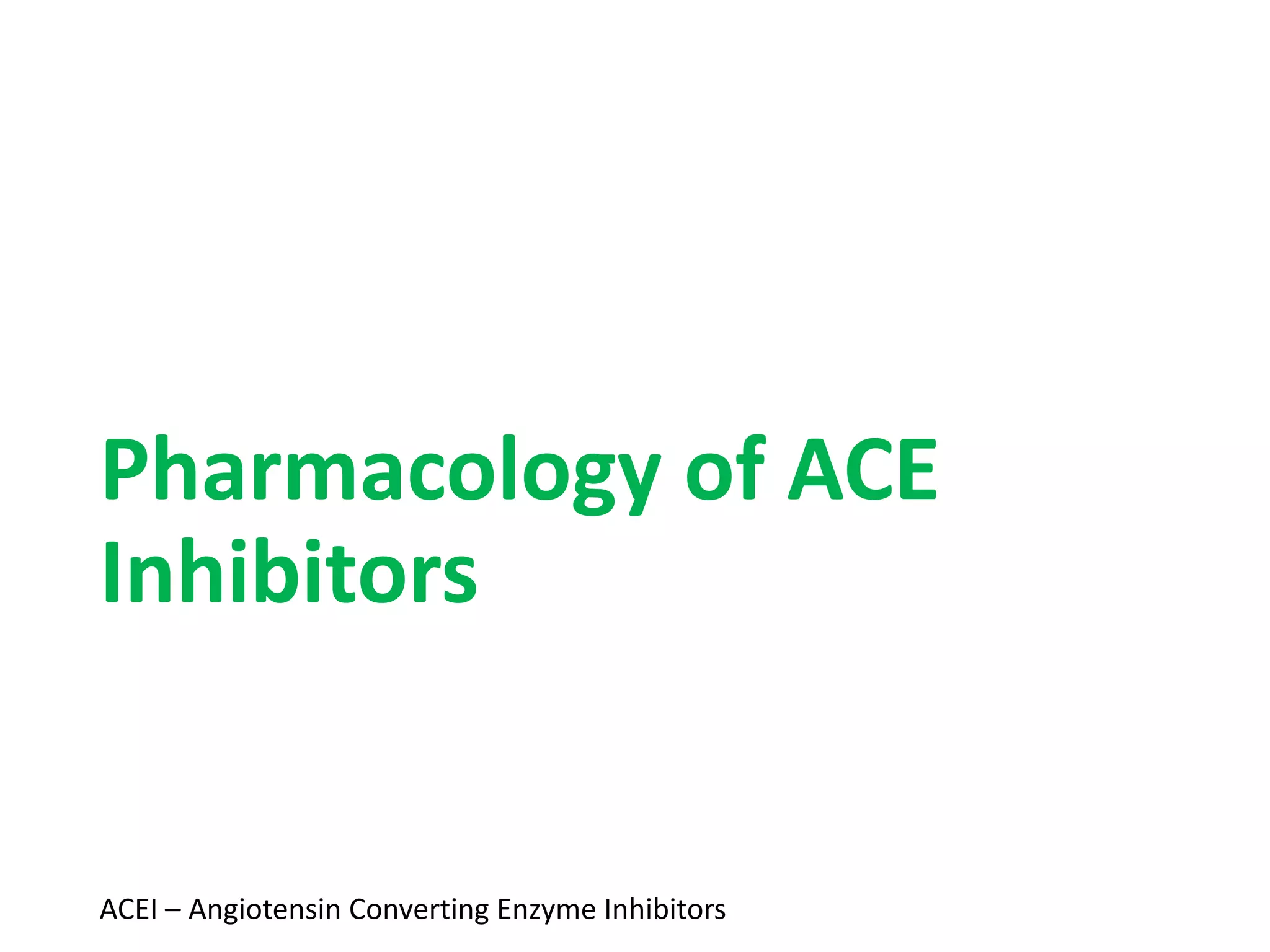 ACE inhibitors | PPTX