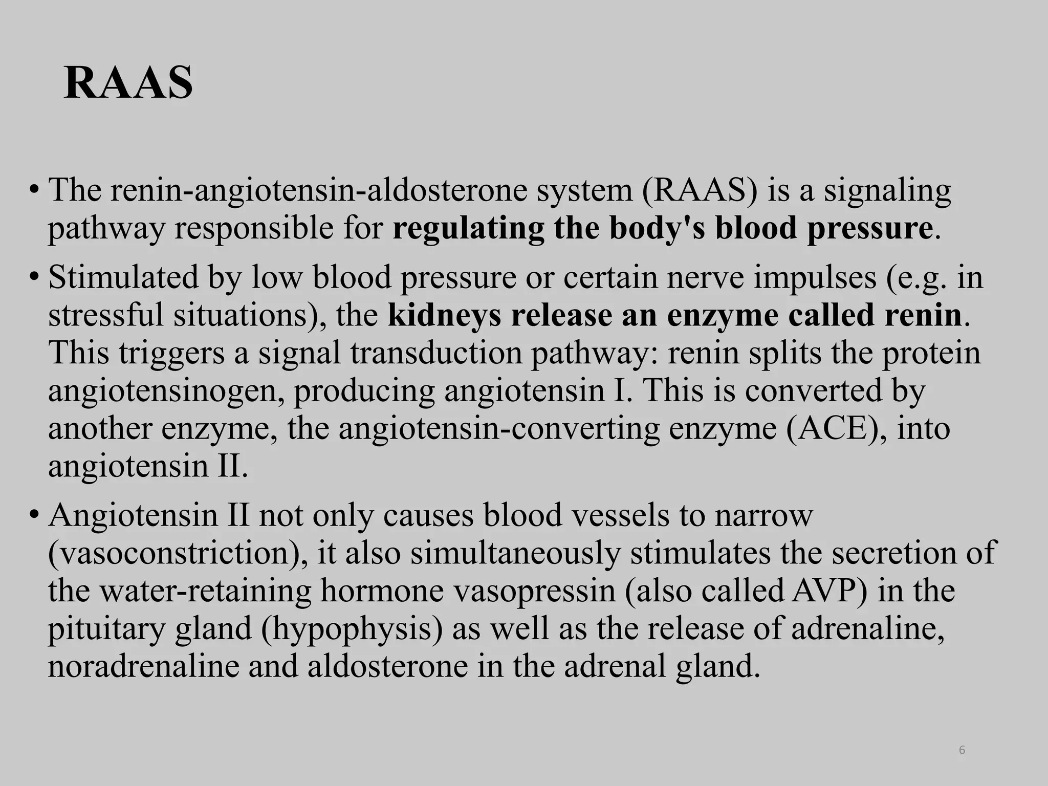 Agents affecting renin angiotensin aldosterone system (RAAS) | PPTX