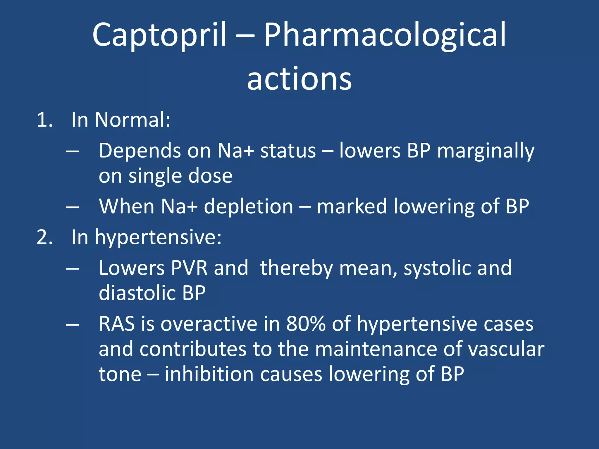 ANGIOTENSIN CONVERTING ENZYME/ACE inhibitors | PPT