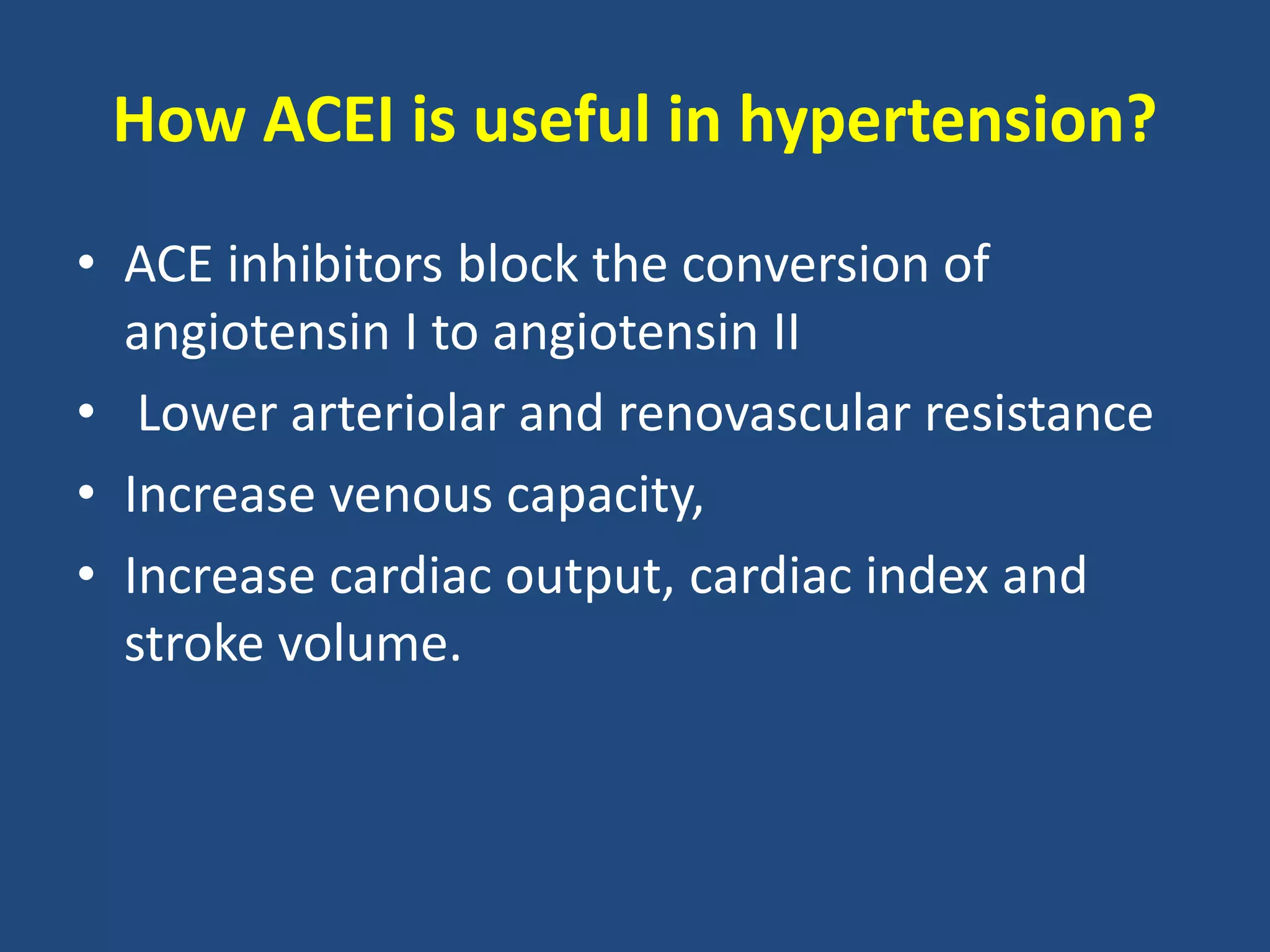 ANGIOTENSIN CONVERTING ENZYME/ACE inhibitors | PPT