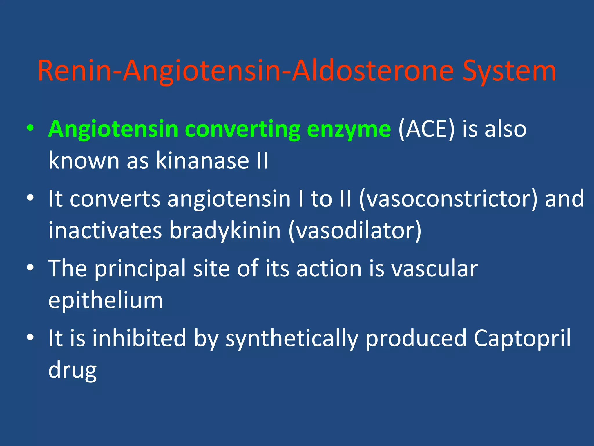 ANGIOTENSIN CONVERTING ENZYME/ACE inhibitors | PPT