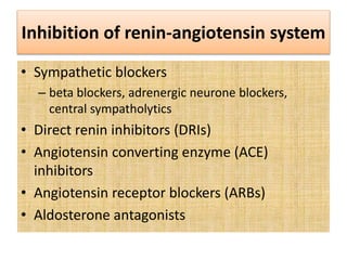 Drugs affecting on renin angiotensin system | PPTX