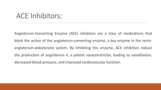 ACE Inhibitors and receptor blockers.pptx