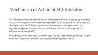 ACE Inhibitors and receptor blockers.pptx