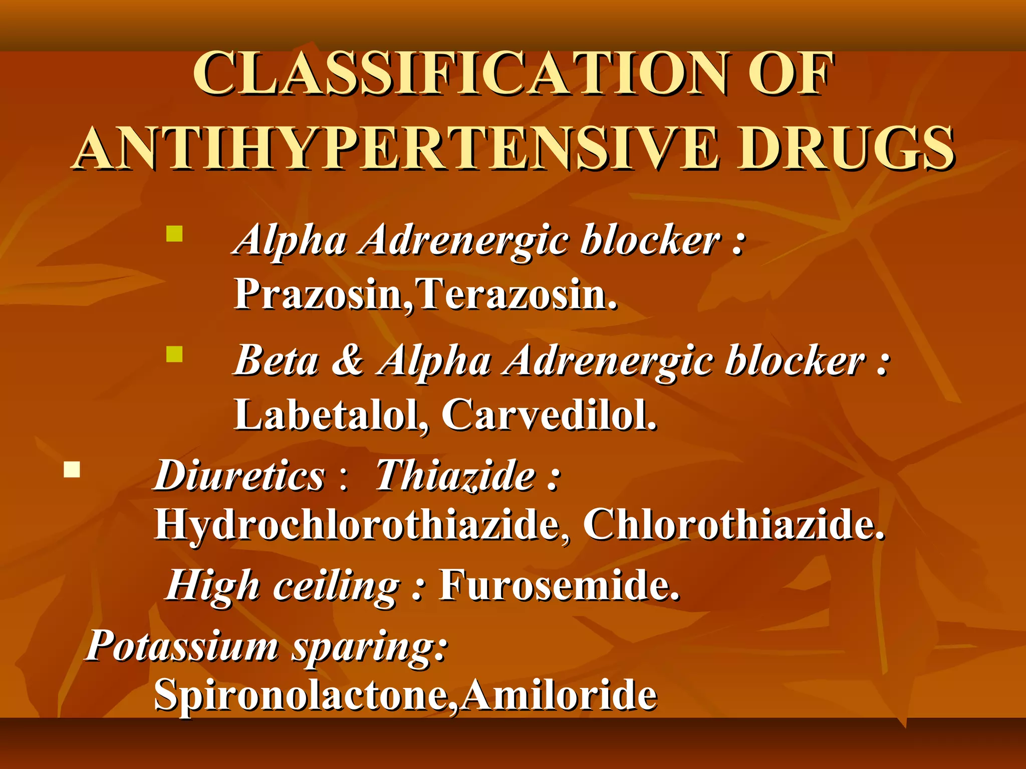 ACE inhibitors drugs | PPT