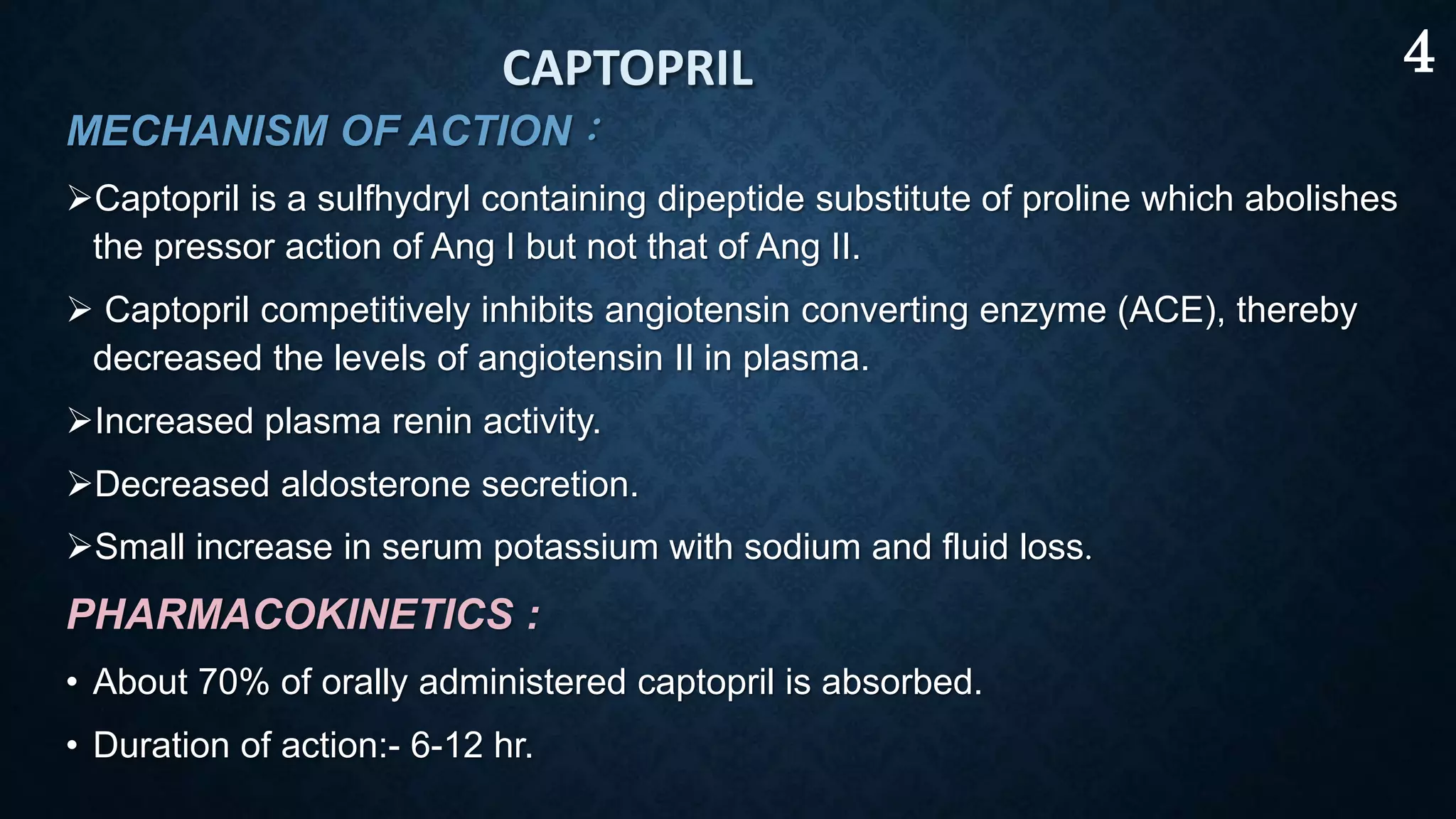 AcE Inhibitors in Hypertension | PPTX