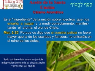 Aceite de la santa unción | PPT