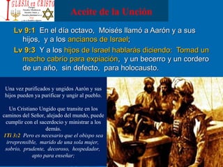Aceite de la unción | PPT