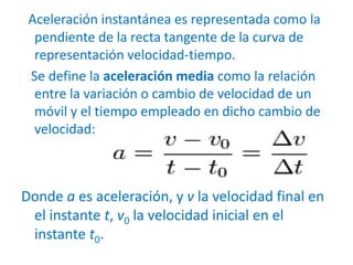 Aceleración | PPTX
