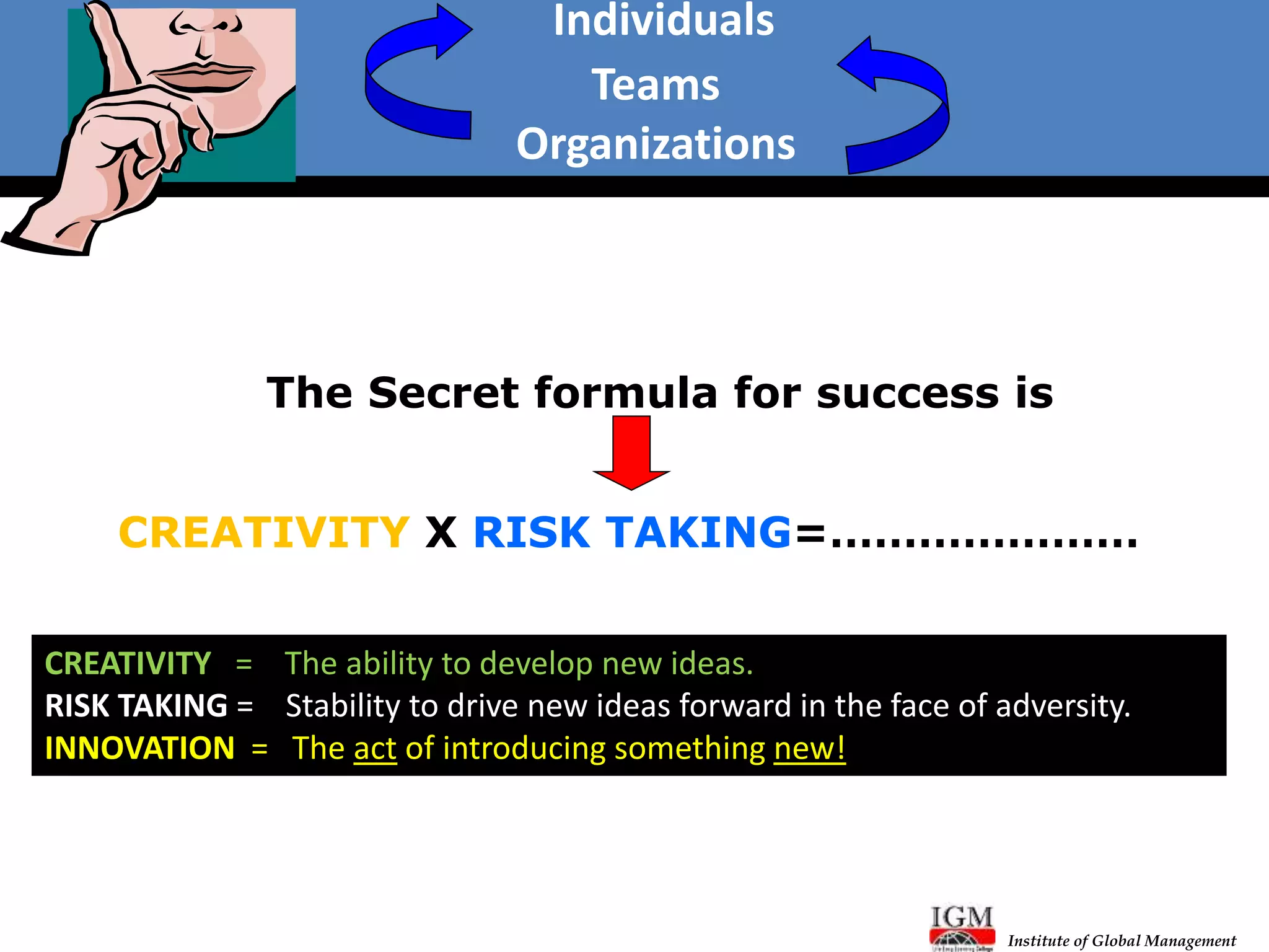Innovation equation by Dr Oliver Ho 2021 | PPT