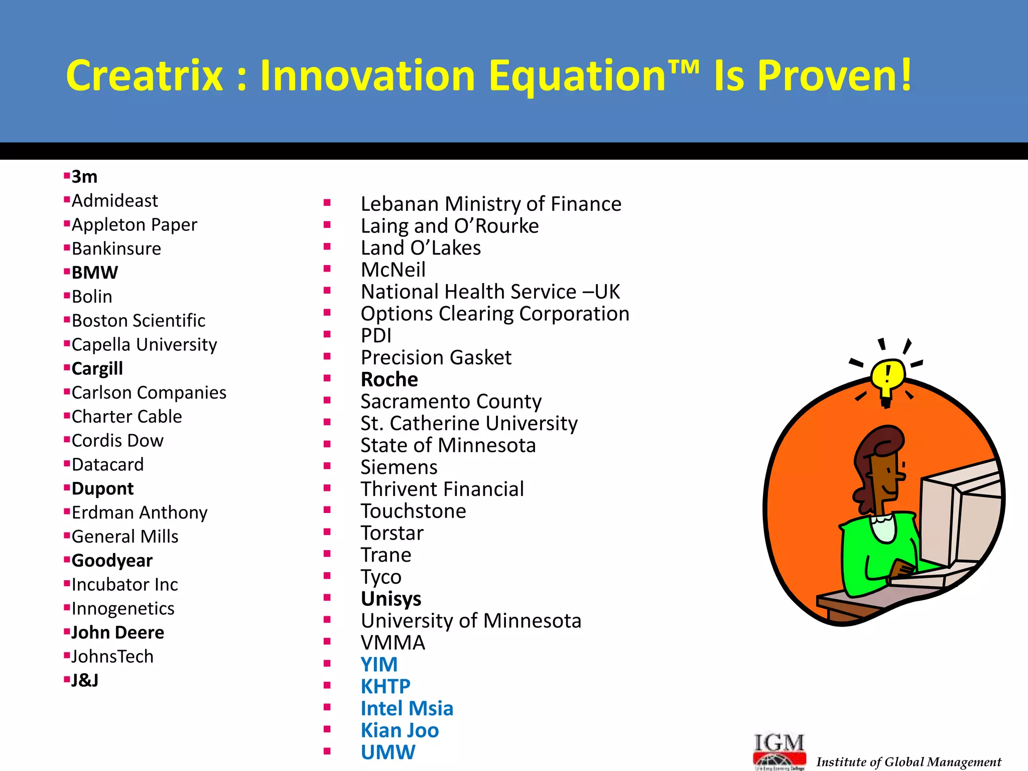 Innovation equation by Dr Oliver Ho 2021 | PPT