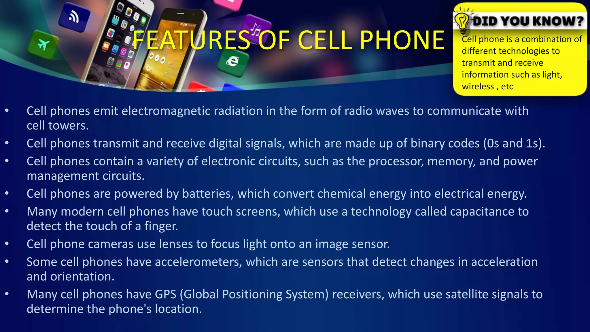 The Evolution of Cellphones: From Brick Phones to Smartphones | PPTX