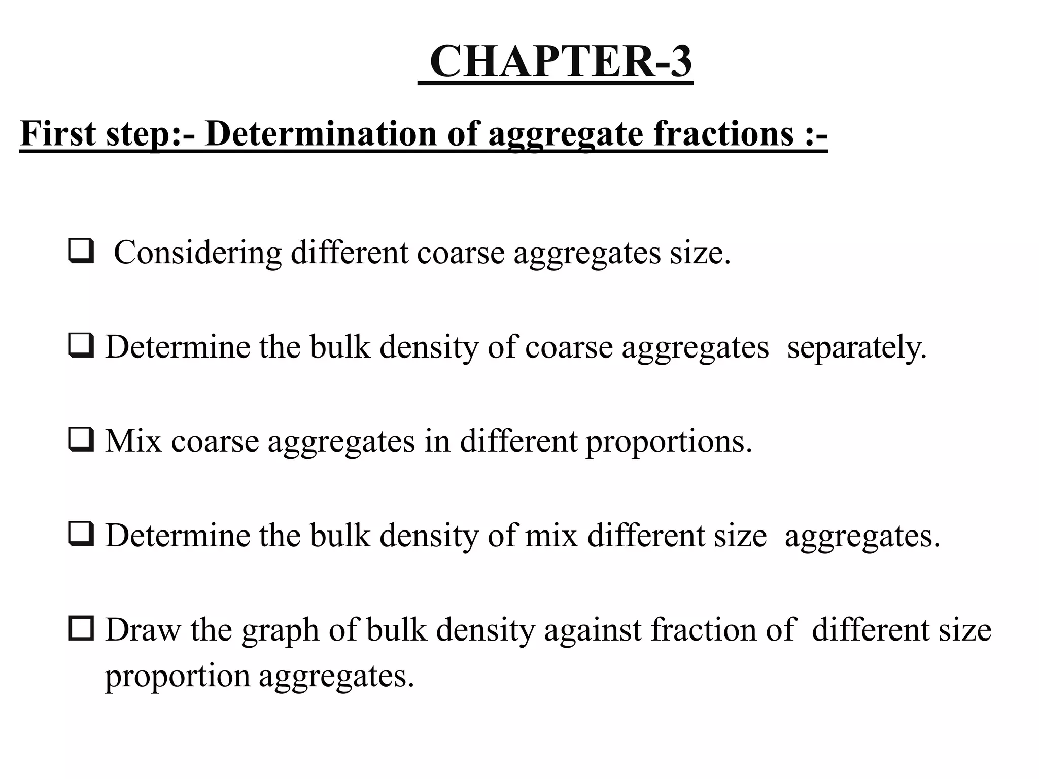Concrete Mix Design By Packing Density Method | PPTX