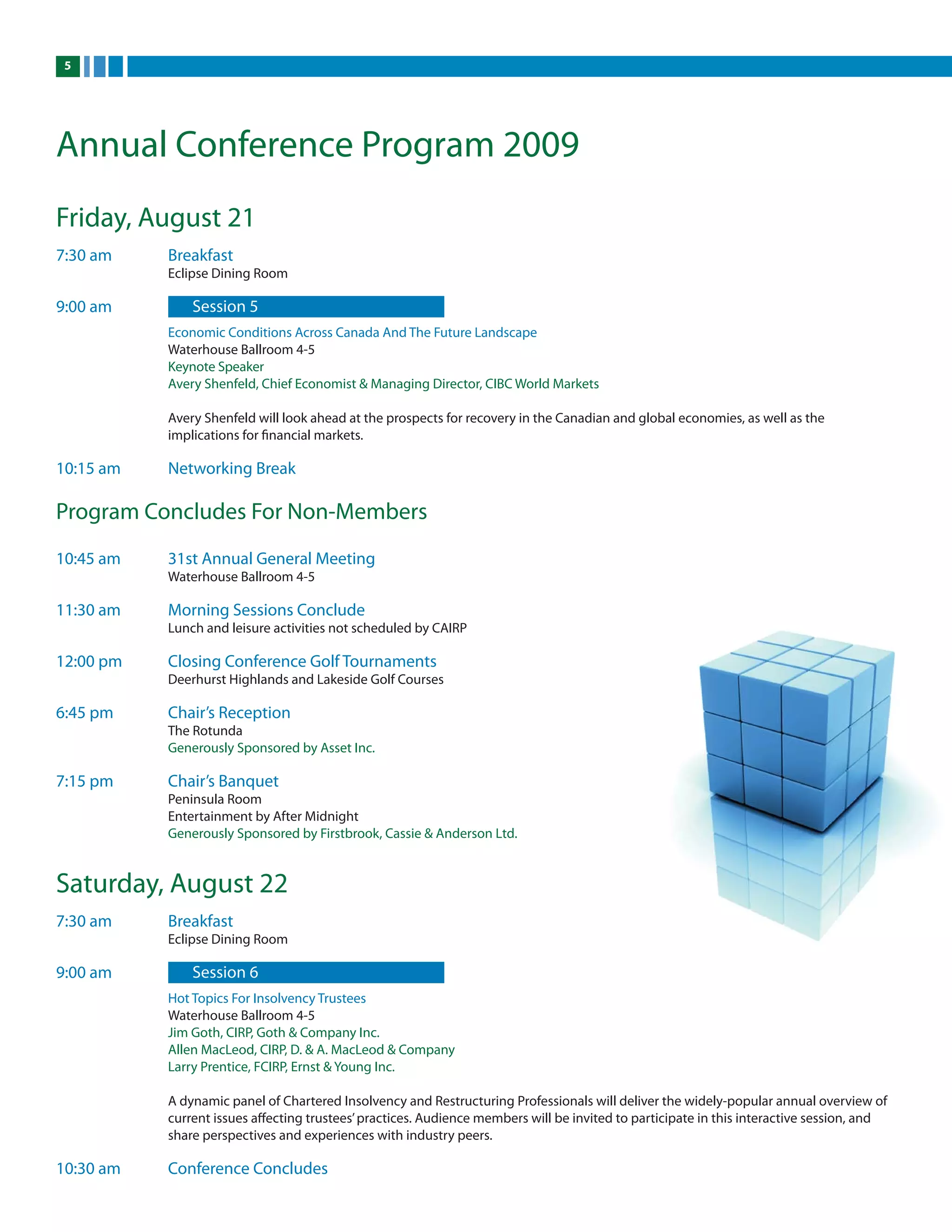 CAIRP Annual Conference 2009 | PDF