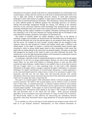 A Centroid And Relationship Based Clustering For Organizing Research Papers | PDF | Search ...