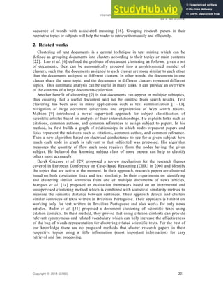 A Centroid And Relationship Based Clustering For Organizing Research Papers | PDF | Search ...