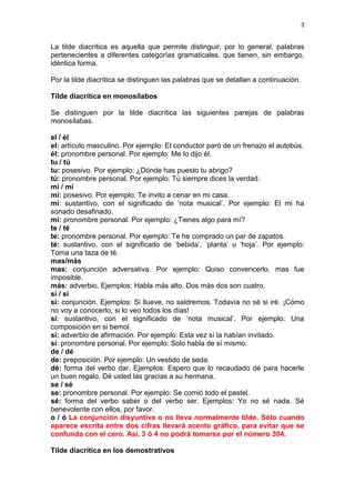 Acentuación | PDF