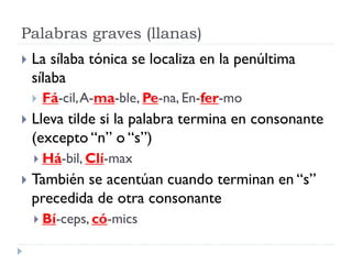 Acentuación | PDF