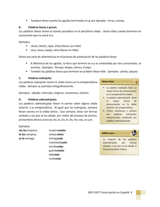 Acentuación | PDF
