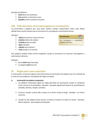 Acentuación | PDF