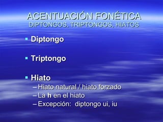 Acentuación | PPT