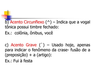 POWERPOINT ACENTUAÇÃO GRÁFICA-LÍNGUA PORTUGUESA | PPT