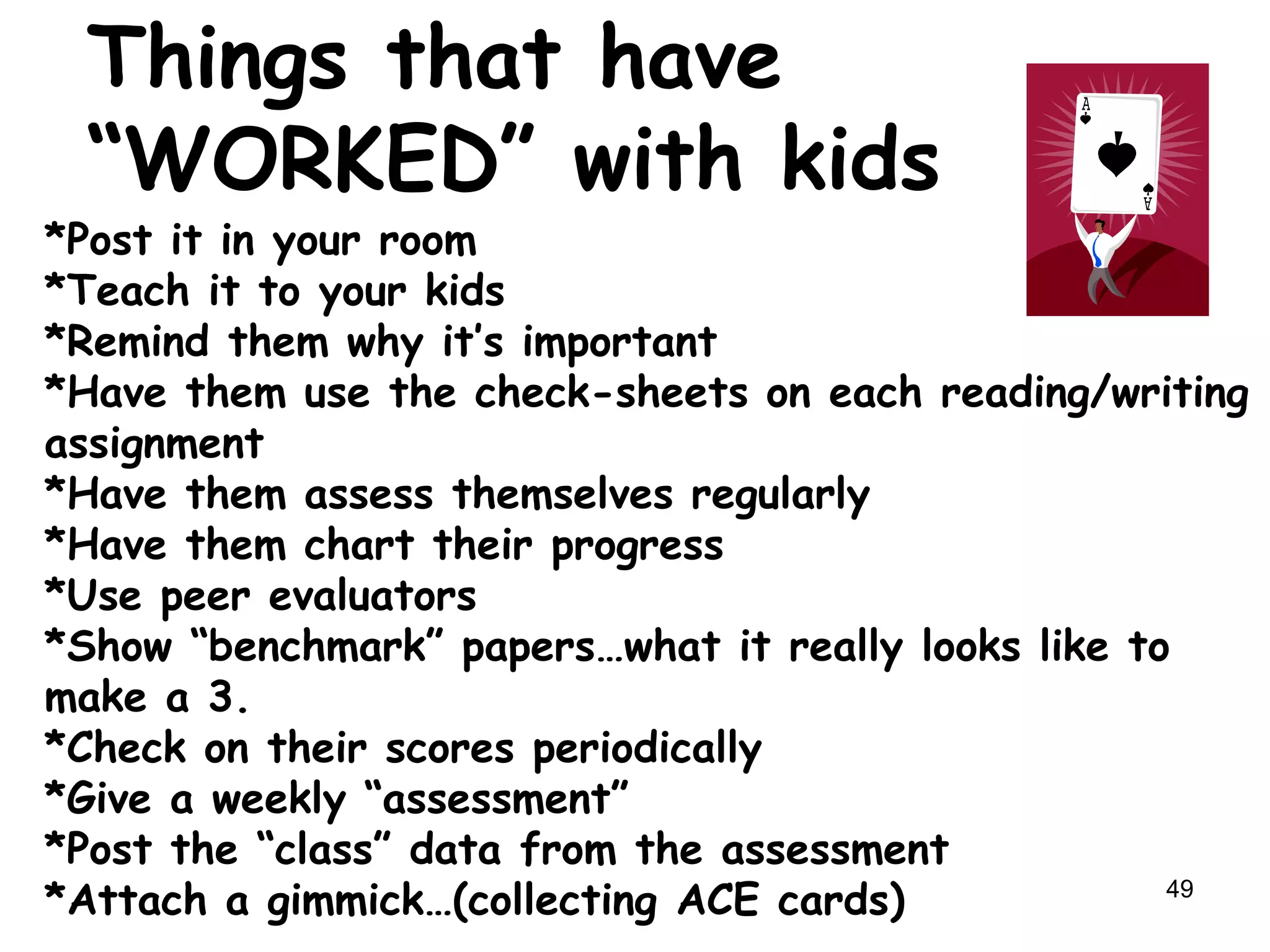 Ace open ended rubric strategy | PPT