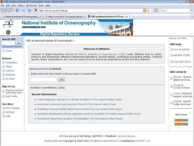Open archives and repositories | PPT