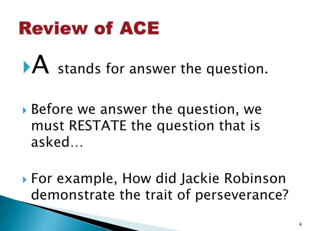 Ace powerpoint part 1 | PPT