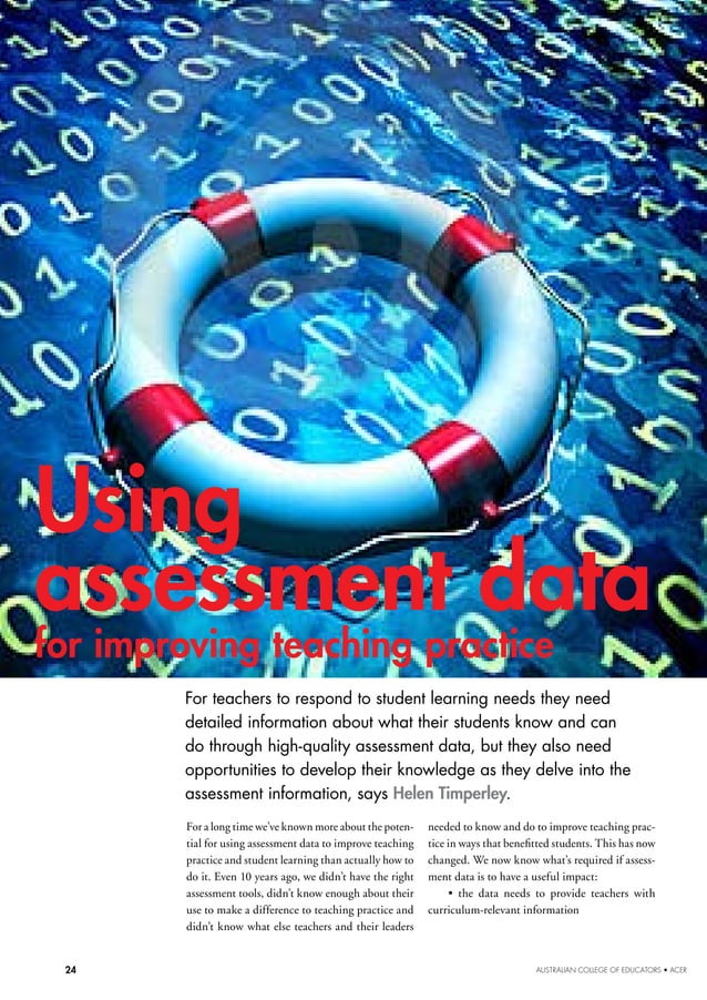 Using assessment data | PDF