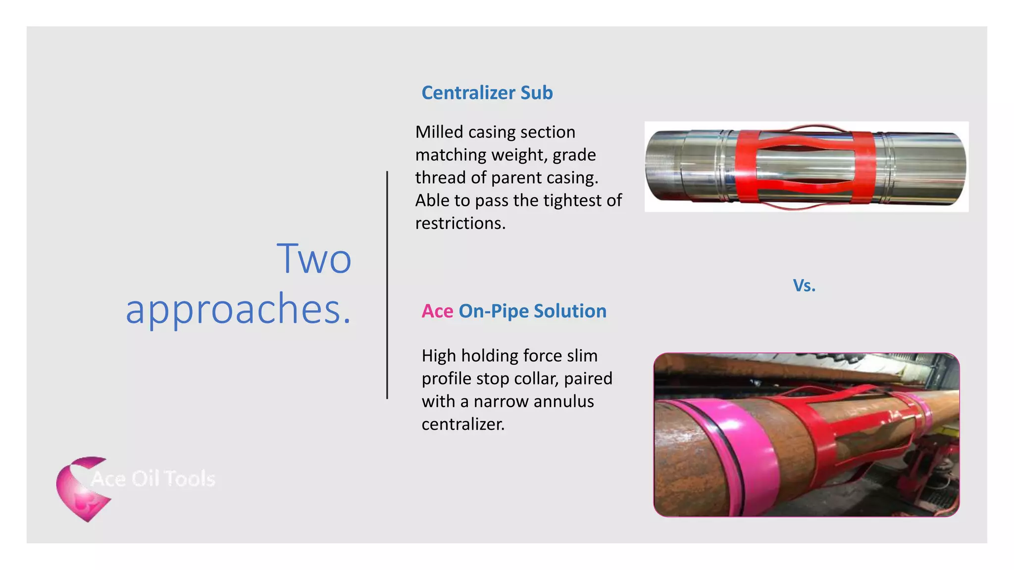 Ace ratchet collar vs subs | PPTX
