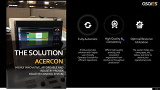 ACERCON COLOR REGISTER CONTROL | PPT