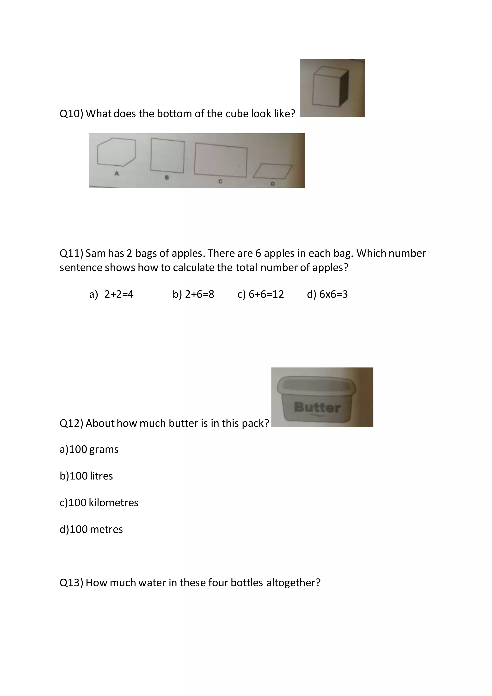 Acer ibt maths 1 , 2 , 3 , 4 | DOCX