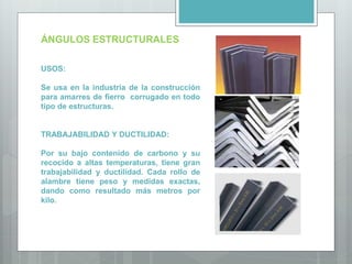 acero características y tipos de acero para construcción | PPTX ...