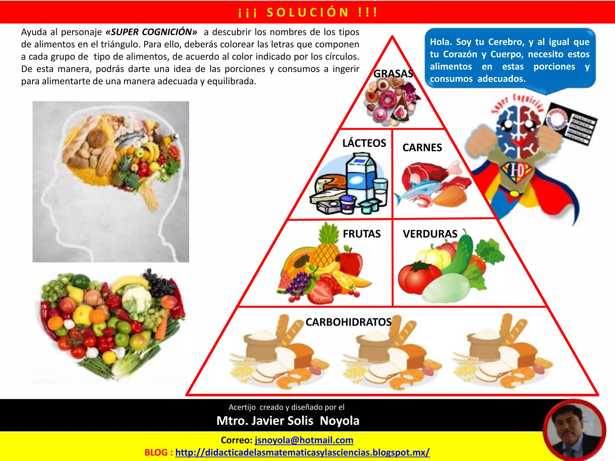 ACERTIJO COLOREANDO LA SOPA DE LETRAS DE ALIMENTOS NUTRICIONALES | PPTX
