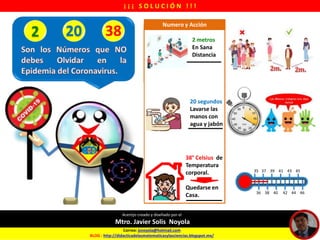 ACERTIJO: LOS NÚMEROS QUE NO DEBEMOS OLVIDAR EN LA EPIDEMIA DE ...