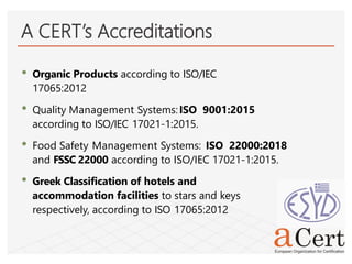 ACERT - Organic Certification | PDF