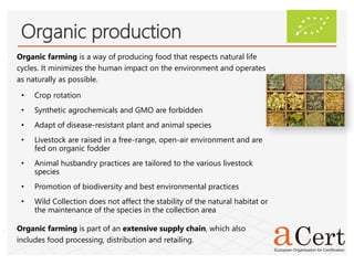 ACERT - Organic Certification | PDF