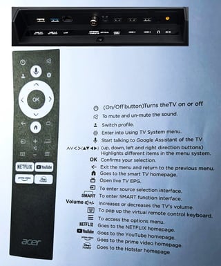 Acer TV Manual User Guides STB User Guides | PDF