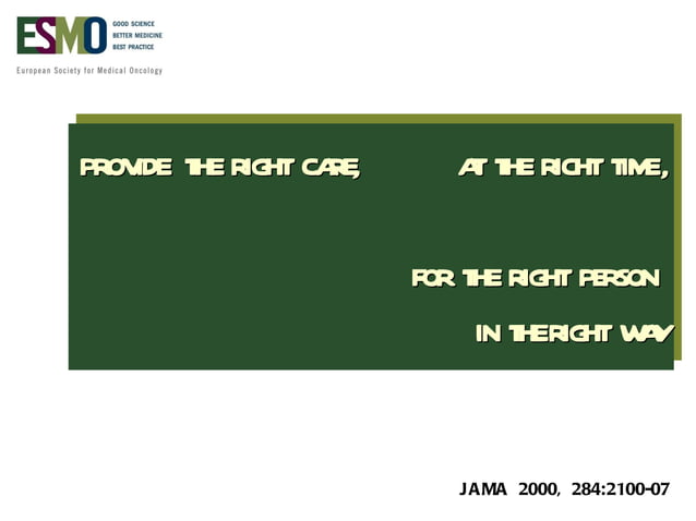 ABC1 - A. Cervantes - An introduction to ESMO guidelines | PPT