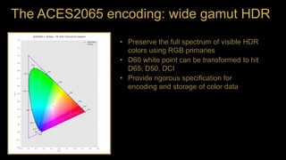 ACEScg: A Common Color Encoding for Visual Effects Applications ...